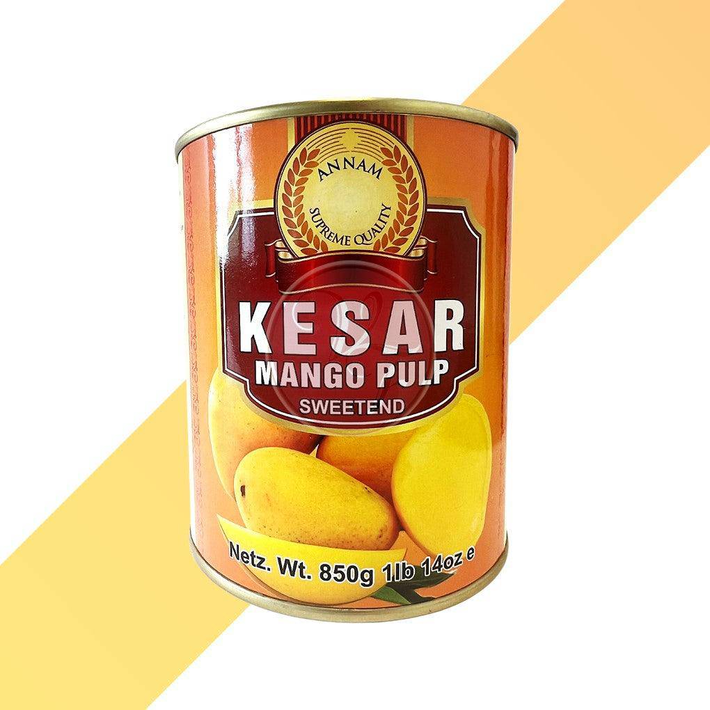 Gesüßtes Mangopüree (Kesar Mango Pulp) von Annam - 850 g – Village Foods
