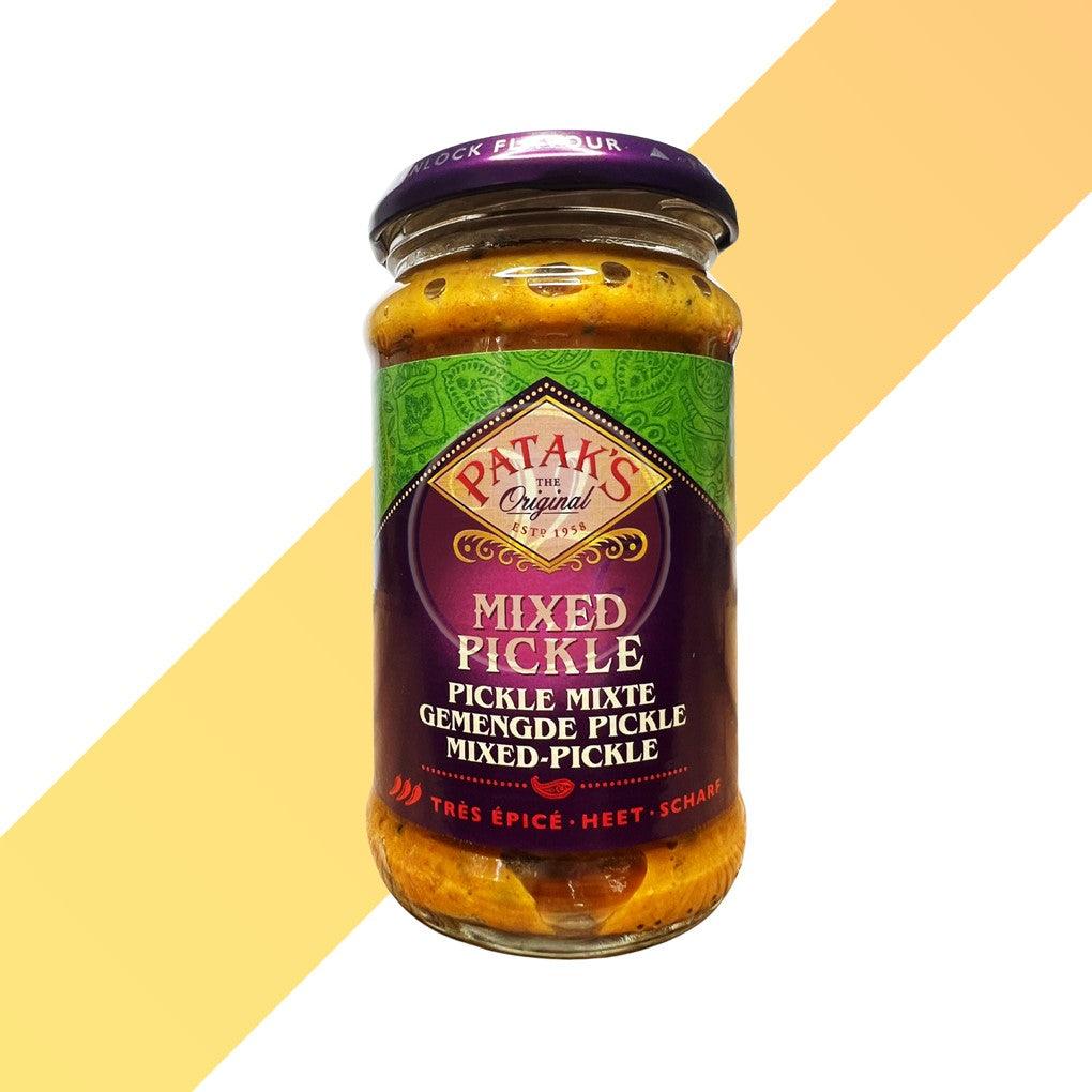 Mixed Pickle von Pataks (Gemischte Pickle) - 283 g – Village Foods