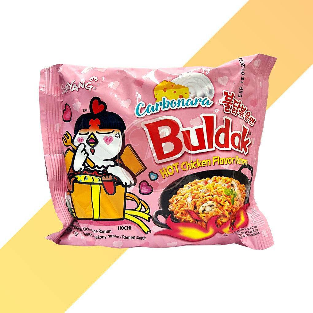 Buldak Carbonara (Pink) von Samyang (Buldak Ramen Carbonara - Rosa ...