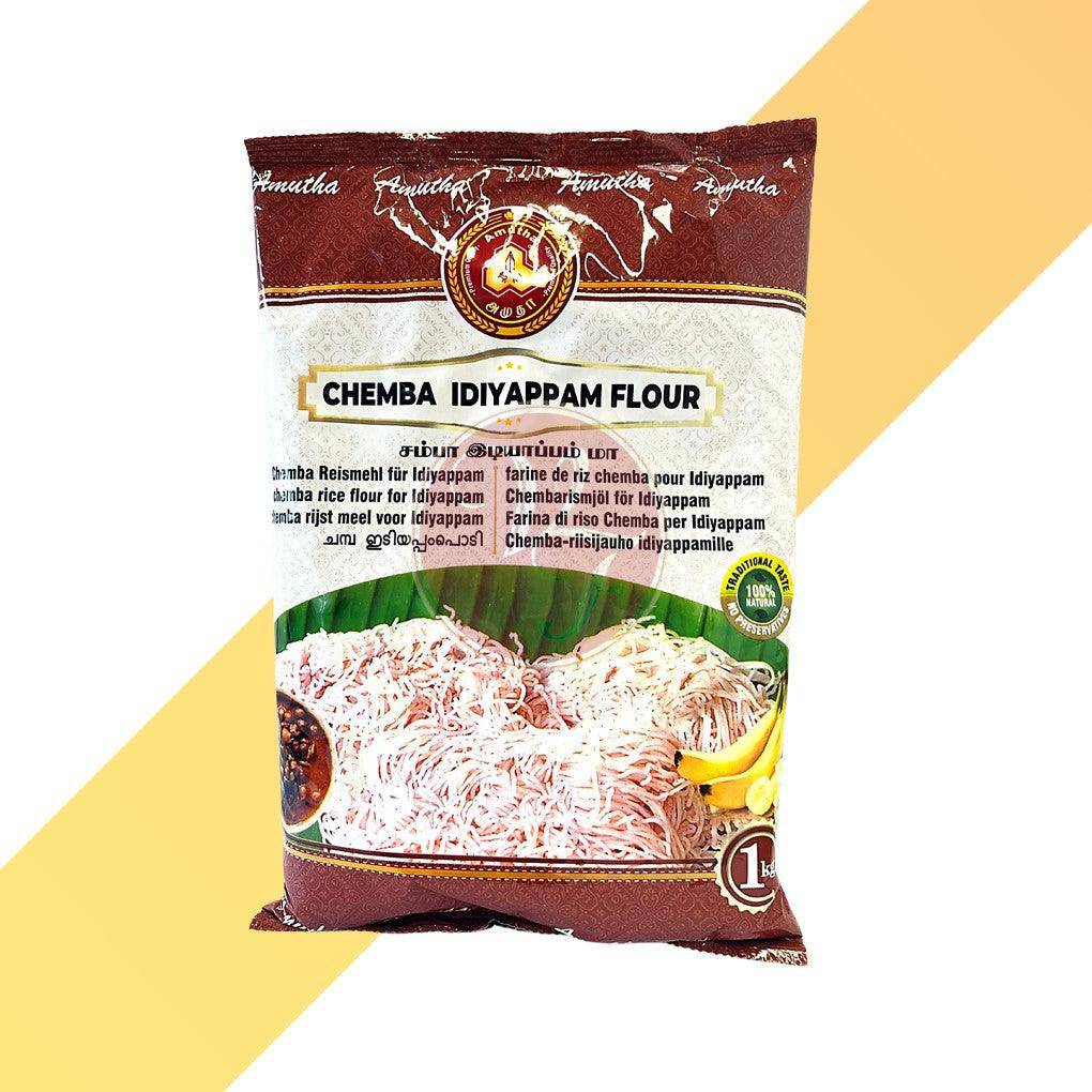 Chemba Idiyappam Flour von Amutha kaufen – 1 kg | Rotes Reismehl für ...