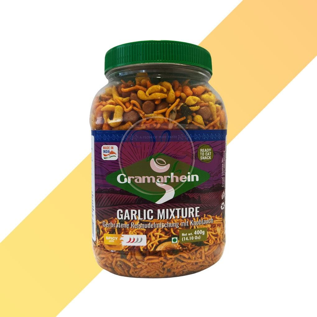 Garlic Mixture von Gramarhein (Gemischte Indische Snacks mit Knoblauch ...
