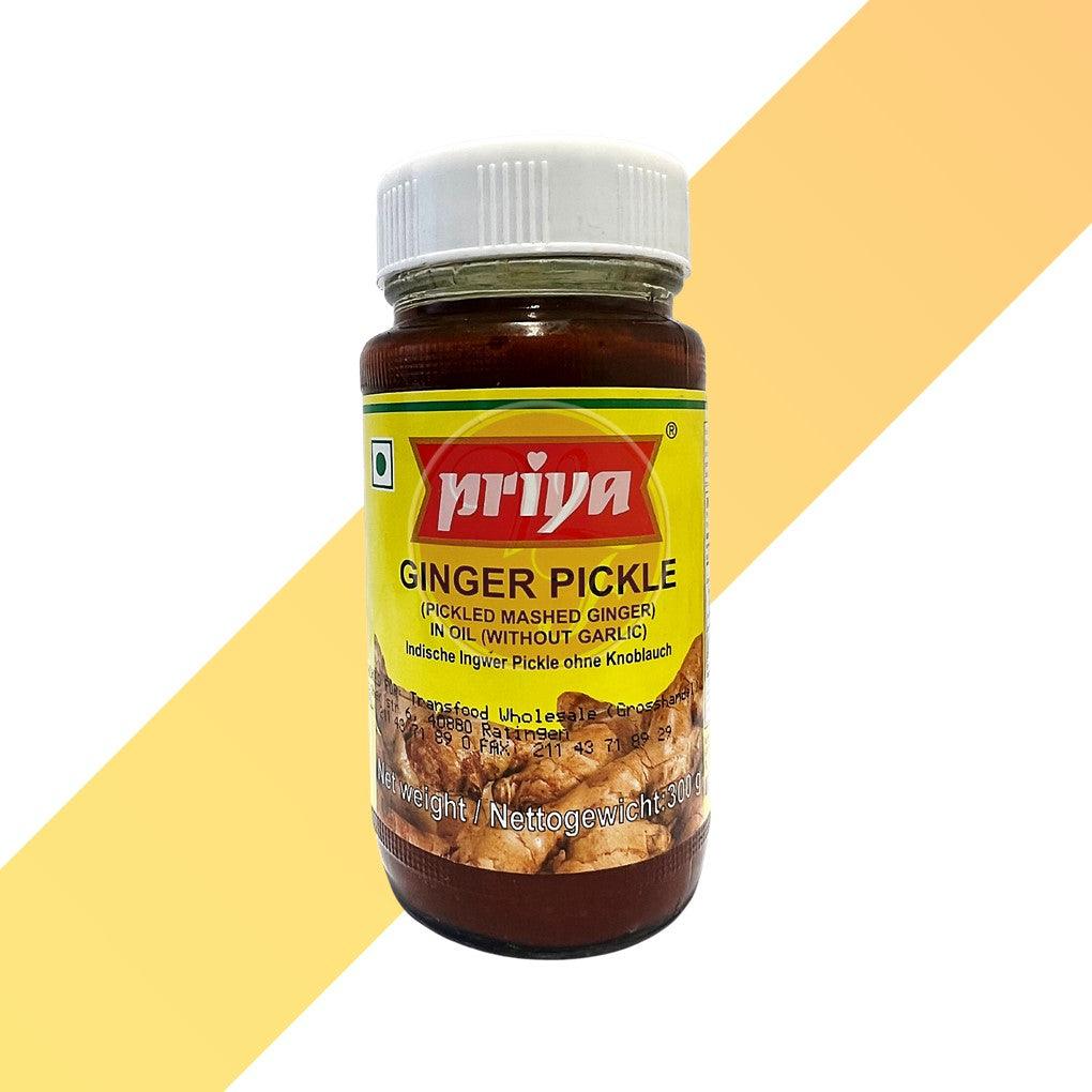 Ginger Pickle (300 g) von Priya – Traditionelles indisches Ingwer ...