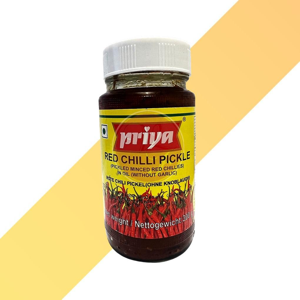 Red Chilli Pickle von Priya 300g – Scharfes indisches Chili-Pickle ...